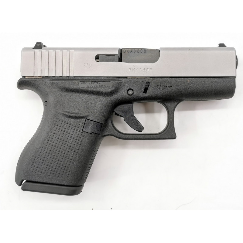 GLOCK 43 9MM PARA SILVER SLIDE | SHOOTINGSTORE AUSTRIA