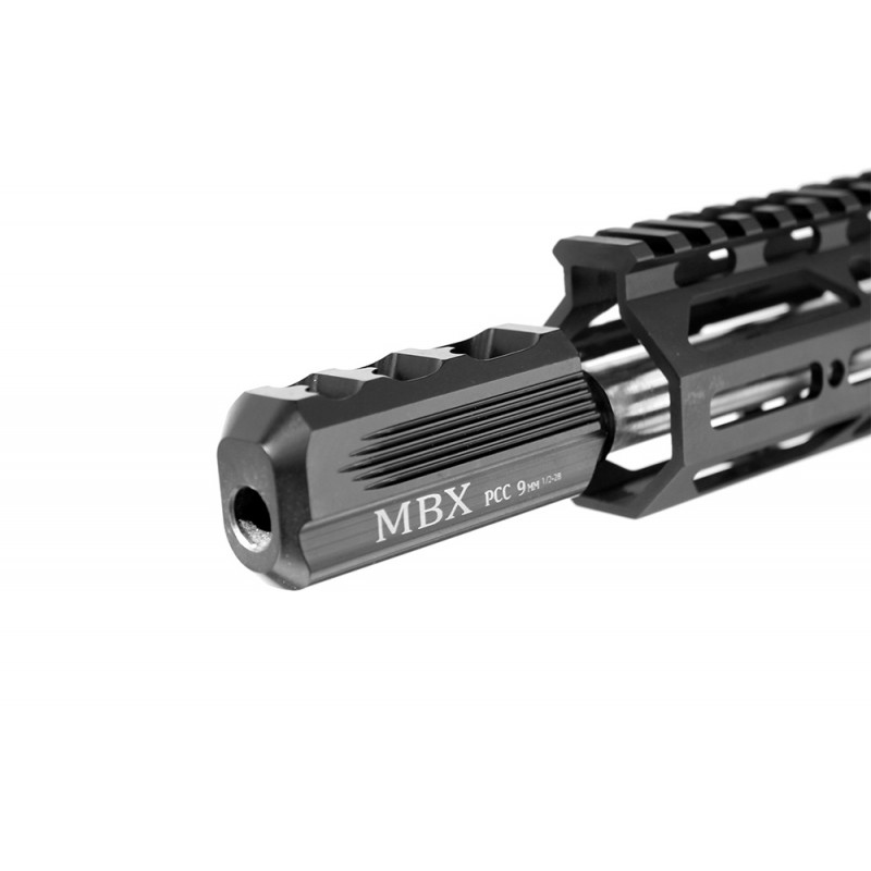 MBX PCC COMPENSATOR 9 MM 1/2X36 BLACK | SHOOTINGSTORE AUSTRIA