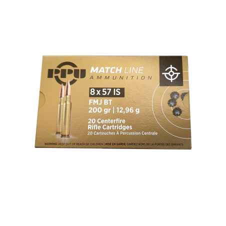 PPU 8X57 IS 200 GRS FMJBT MATCH | SHOOTINGSTORE AUSTRIA