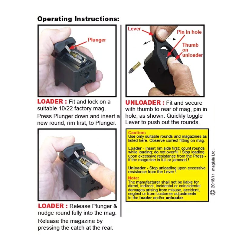 MAGLULA LOADER FÜR RUGER 10/22MAGAZINE | SHOOTINGSTORE