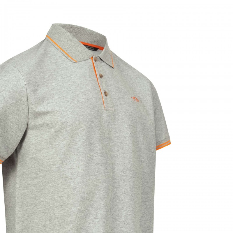 BLASER POLOSHIRT 22 HERREN GRAU MELANGE | SHOOTINGSTORE
