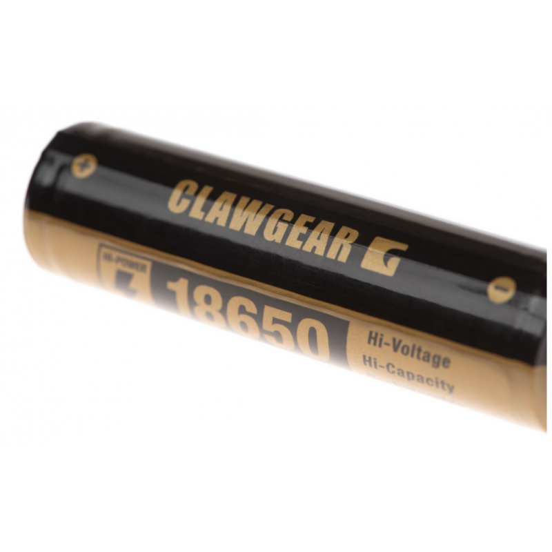 AKKU 18650 LI-IO 3,7 VOLT 3600 MAH CLAWGEAR | SHOOTINGSTORE