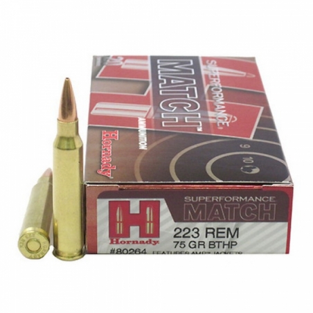 HORNADY 223 REM 75 GRS BTHP | SHOOTINGSTORE AUSTRIA